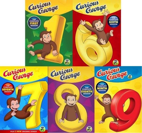 CURIOUS GEORGE TV SERIES COMPLETE SEASONS 1 6 7 8 9 Sealed New DVD | eBay