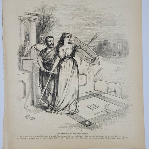 US Grant Thomas Nast political cartoon 1872 | eBay