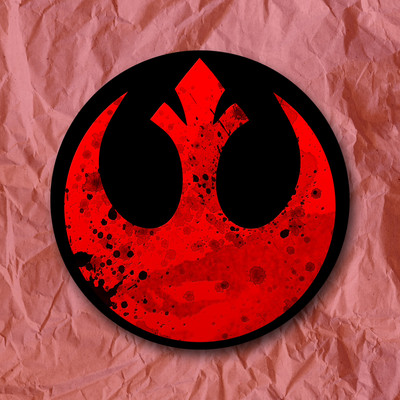 Rebel Alliance Symbol Star Wars Sticker Episode VII Luke Skywalker Han ...