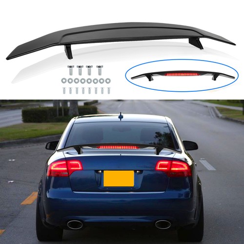 For Audi A3 S3 RS3 A4 S4 52" Matte Black Rear Trunk Spoiler Wing w ...