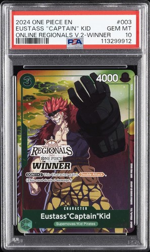 2024 ONE PIECE OFFLINE REGIONALS PACK 2024 VOL.2 EUSTASS "CAPTAIN" KID ...