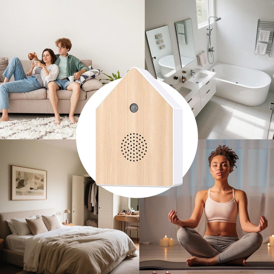 Bird Chirping Box with Motion Detector, Nature Sound Box for Bathroom ...