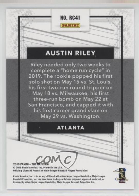 2019 Panini National Convention Rookies Magnetic Fur /99 Austin Riley # ...