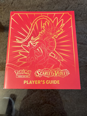 Official Pokemon TCG Red Scarlet & Violet Scarlet Player’s Guide ...