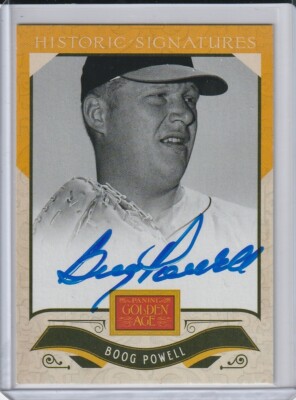 BOOG POWELL 2012 Panini Golden Age Autograph Baltimore Orioles | eBay