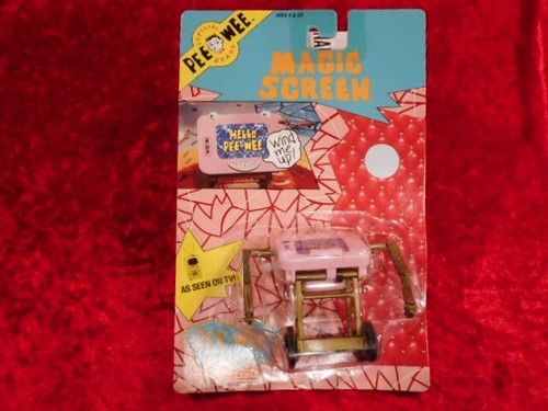1988 Pee-Wee Herman's Playhouse Magic Screen Matchbox Toy Figure NEW ...
