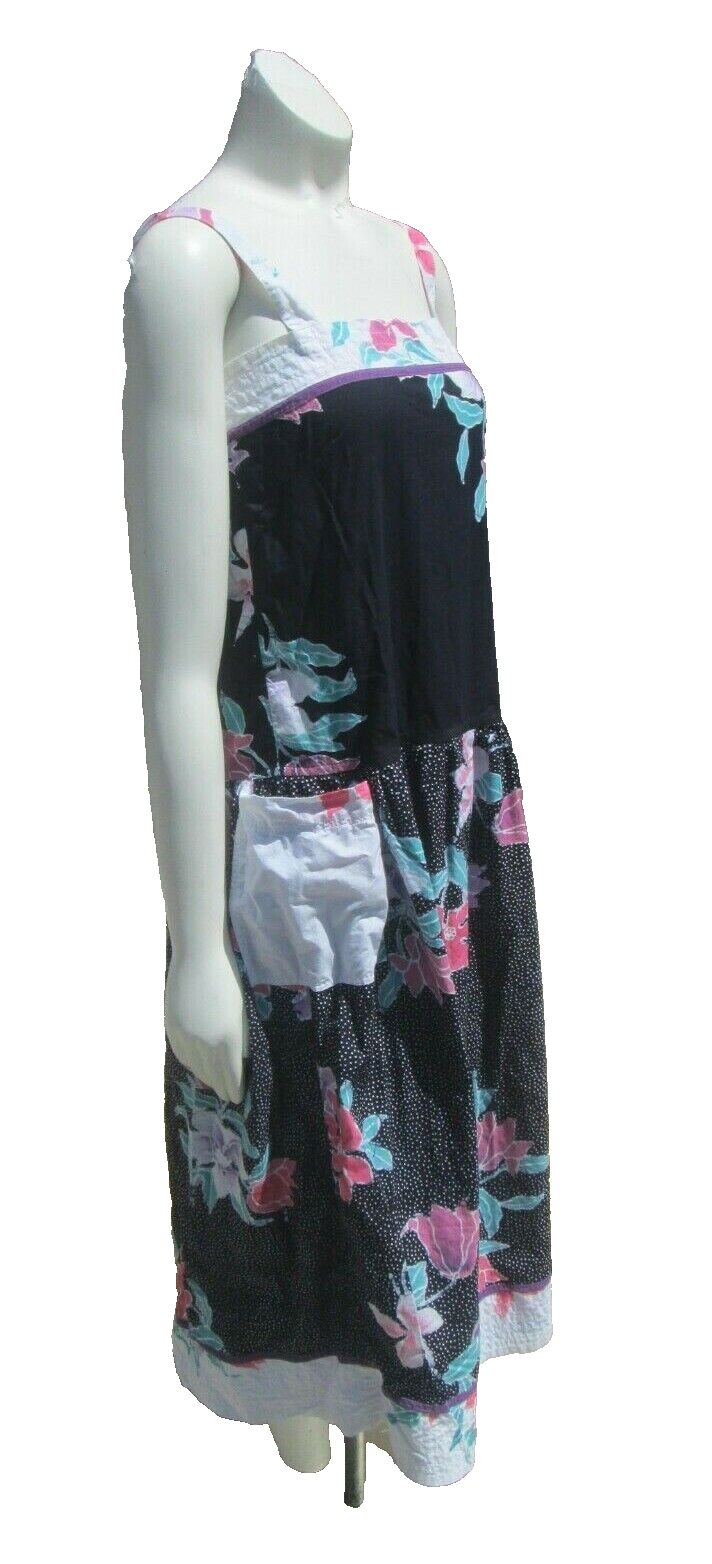 Vintage 1979 Java Wraps Sun Dress US Virgin Islands Floral Polka Dot ...