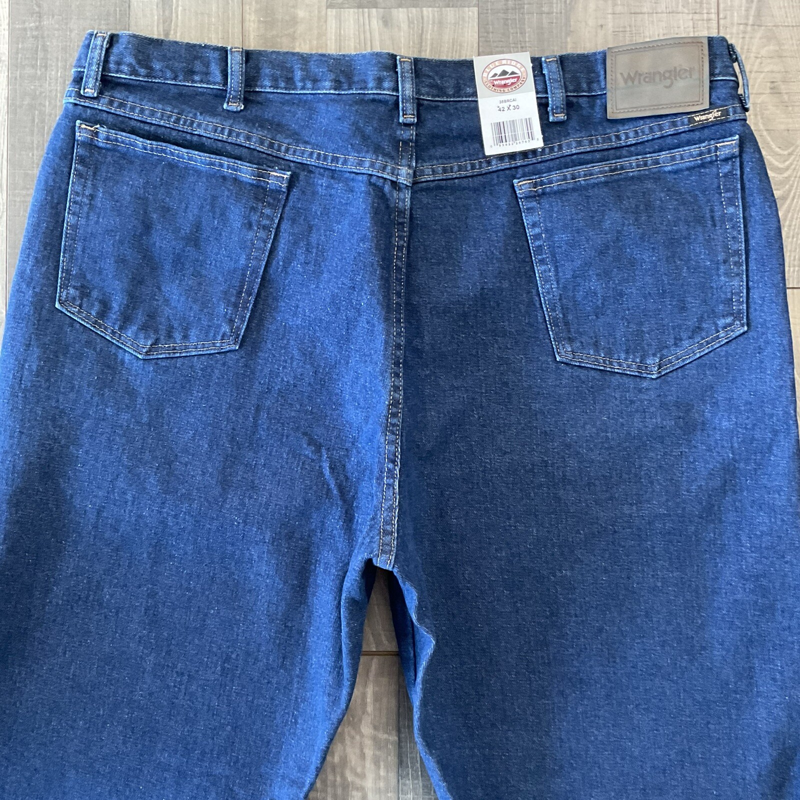 Wrangler Blue Ridge Relaxed Fit Jeans Men’s 42x30 Blue 100 Cotton ...