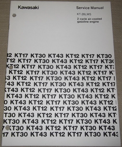 KAWASAKI KT12 KT17 KT30 KT43 2-STROKE ENGINE SERVICE SHOP REPAIR ...