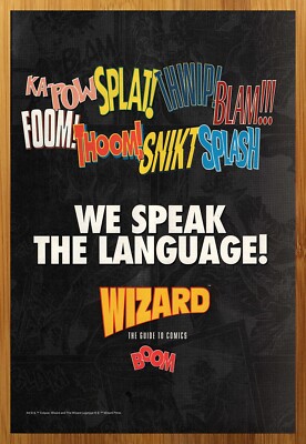 1995 Wizard Magazine Vintage Print Ad/Poster Comic Book Promo Pop Art ...