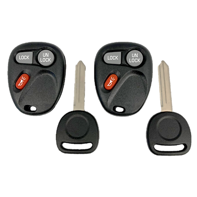 2 New OEM Electronics Keyless Remote Fobs + Keys 3 Button KOBUT1BT ...