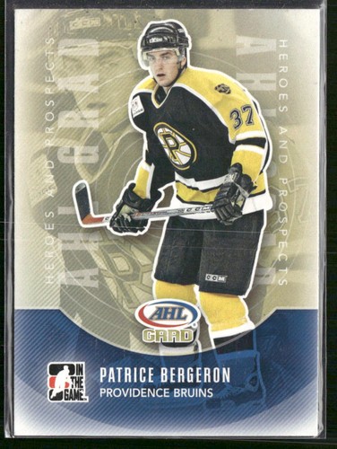 2011-12 In The Game Heroes and Prospects Patrice Bergeron #152 ...