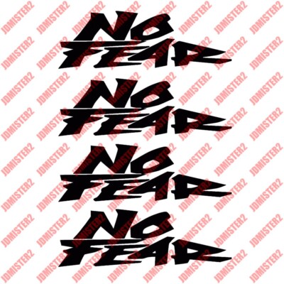 No Fear Sticker Car Window Vinyl Decal Graphic Logo Motocross | eBay