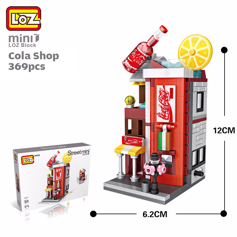 LOZ Mini Blocks Street View DIY Building Set Micro Townhouse Model ...