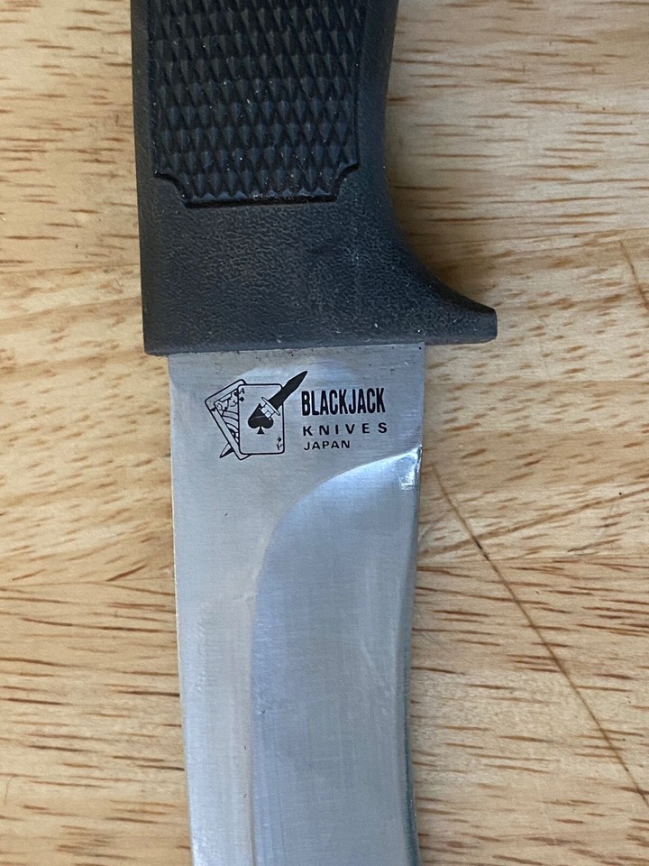 Vintage Blackjack Mini Mamba Sheath Knife, Made in Japan - finished in ...