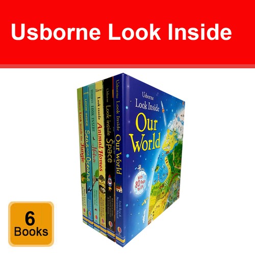 Usborne Look Inside Our world 6 Books Collection Pack Set Nature ...