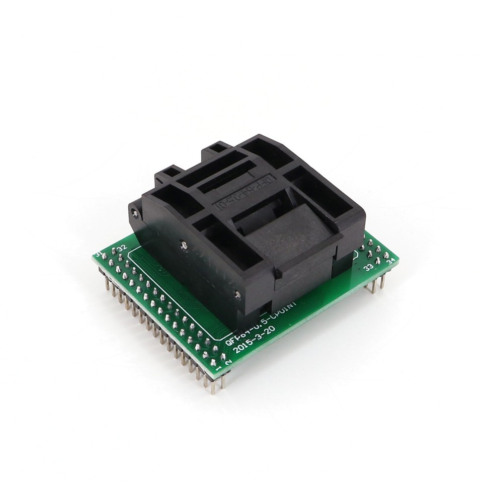 QFP64 TQFP64 to DIP64 Pitch 0.5mm IC Programmer Adapter Test Socket | eBay