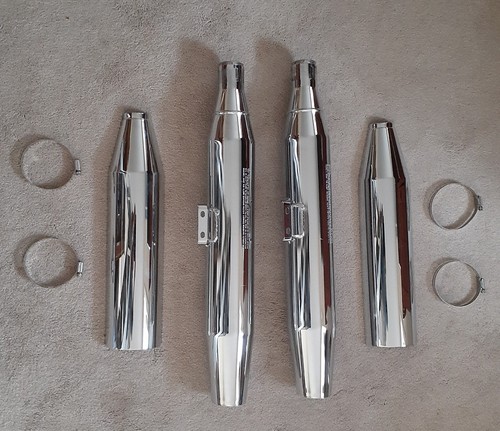 HARLEY DAVIDSON STOCK MUFFLERS & HEAT SHIELDS FOR A 2018 & UP HERITAGE ...