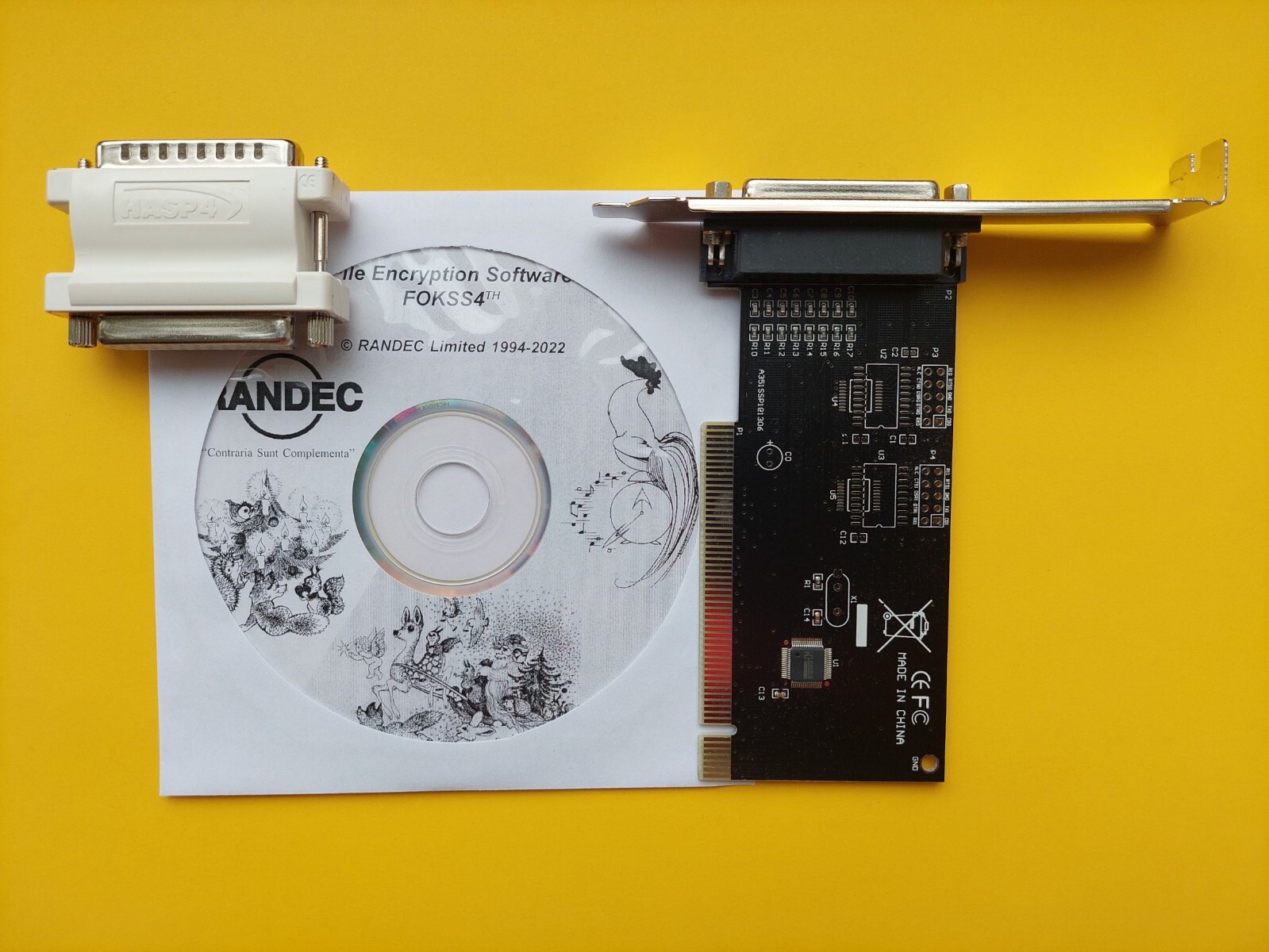 RANDEC FOKSS4th PRO Software+Aladdin HASP Parallel Port HASP4 M1 Key ...