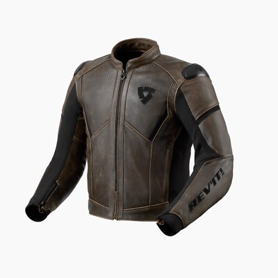 Revit Vintage Motorcycle Jacket Motorbike Cowhide Leather Racing Jacket ...