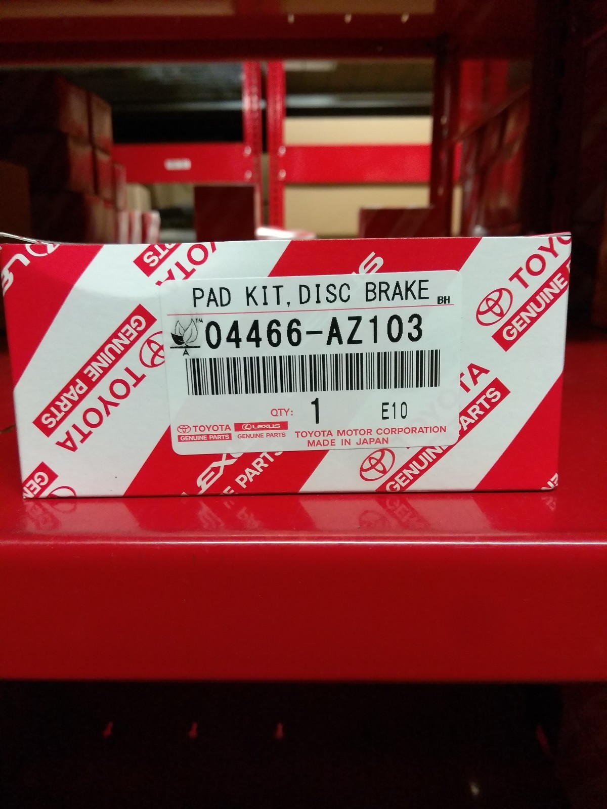 Toyota FJ Cruiser Front & Rear Brake Pads 04465-AZ200/04466-AZ203 ...