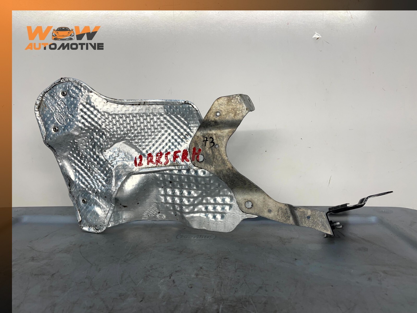 10-13 RANGE ROVER SPORT L320 SUSPENSION RIGHT BRAKE HOSE HEAT SHIELD ...