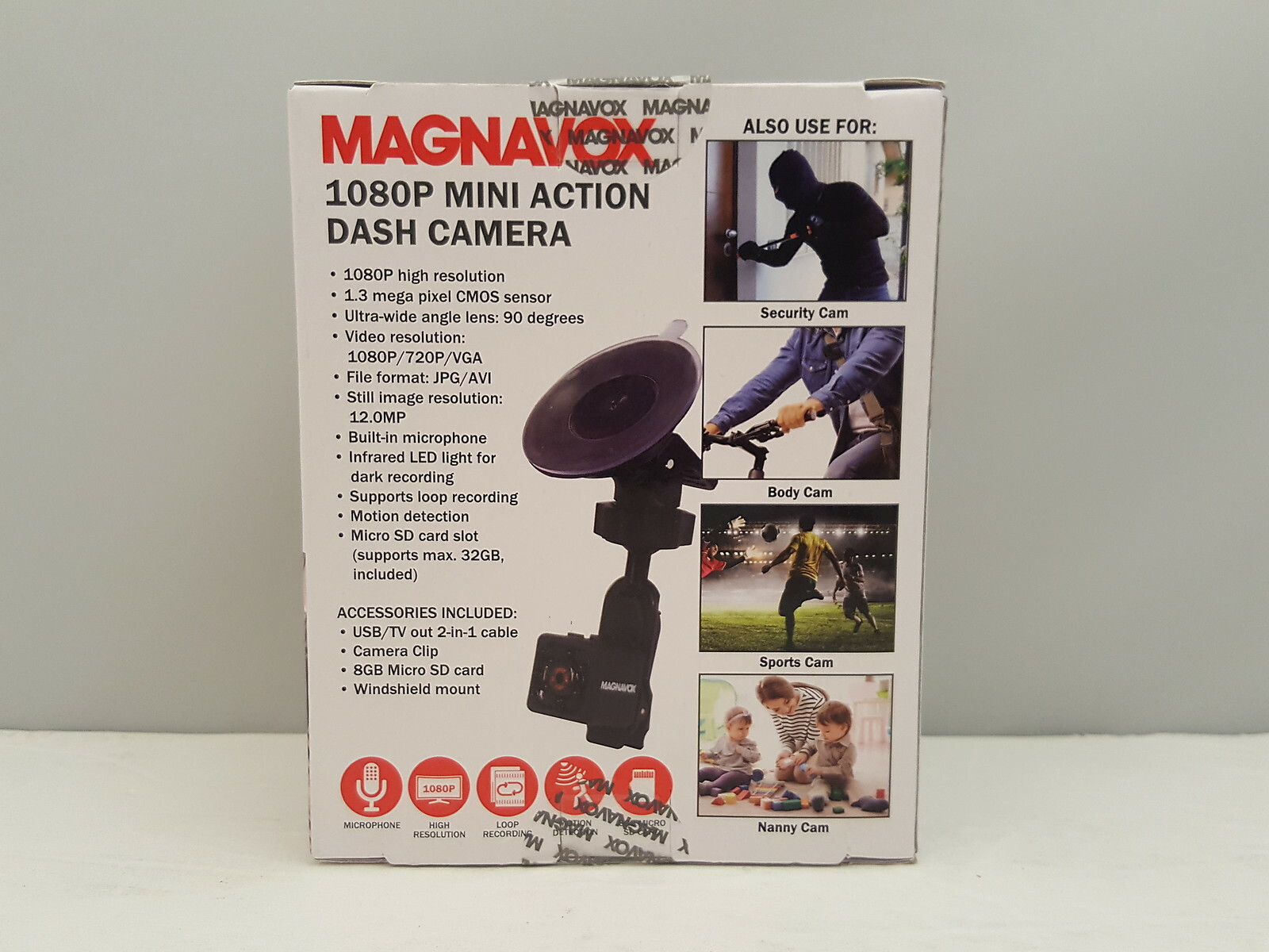 MAGNAVOX 1080P Mini Action Dash Camera | Dash Cam / Security Cam / etc ...