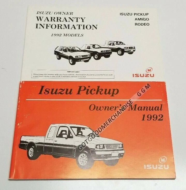 1992 Isuzu Pickup Repair Manual