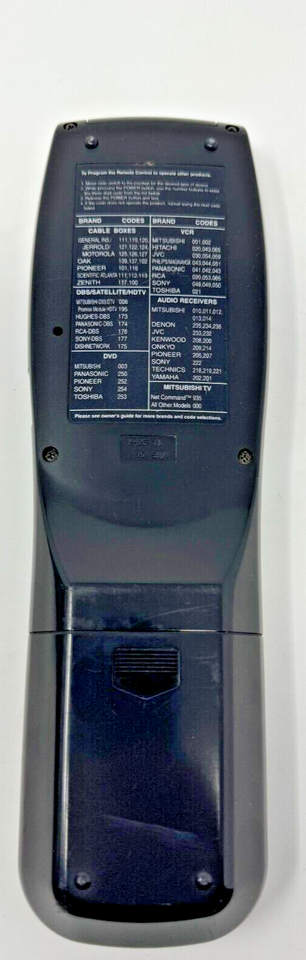 Original TV Remote Control for Mitsubishi Television | eBay
