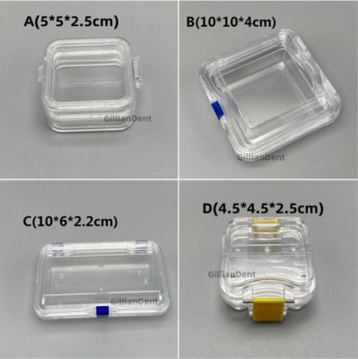 Denture False Teeth Membrane Case Container Hinged Display Box Jewelry ...