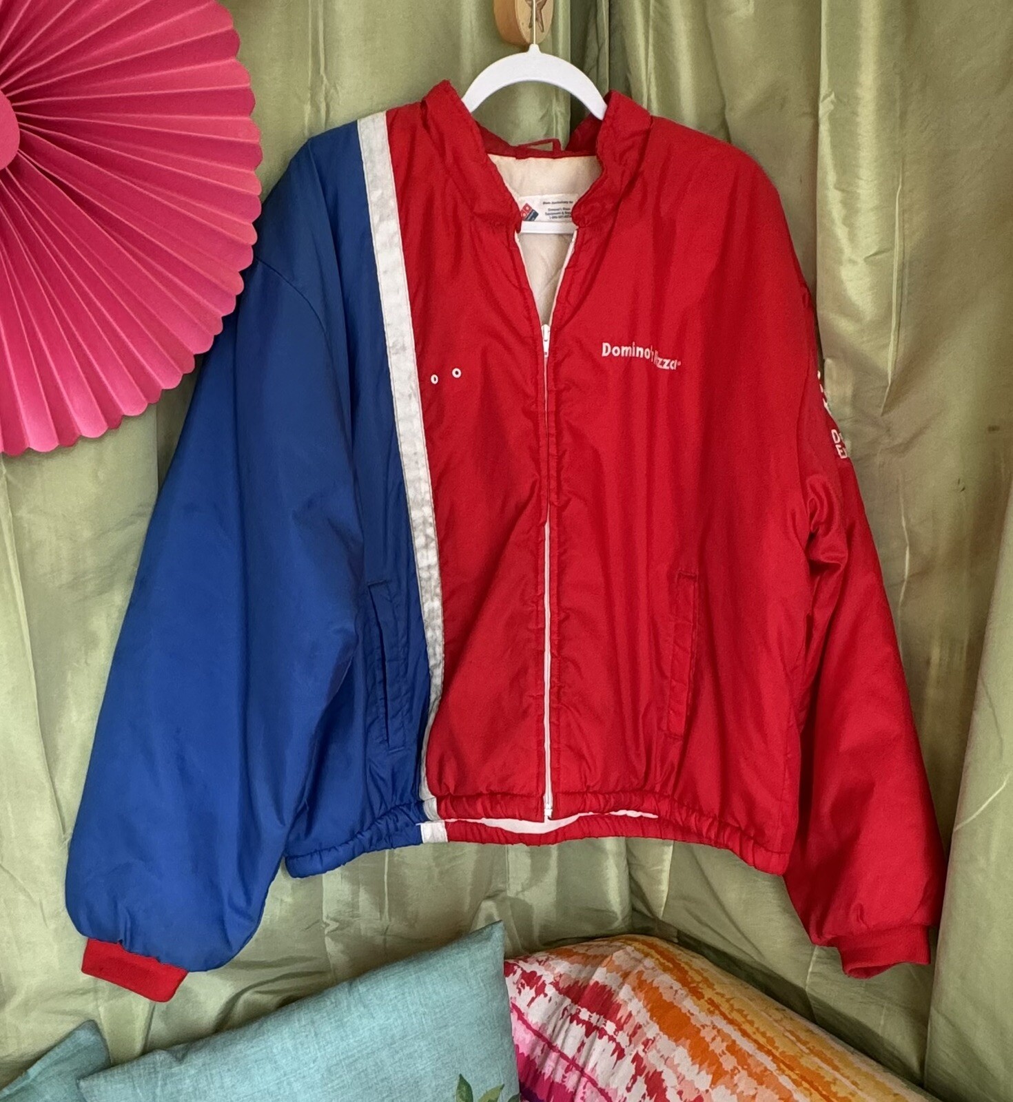 Vintage Members Only Dominos Pizza Delivery Jacket Si… - Gem