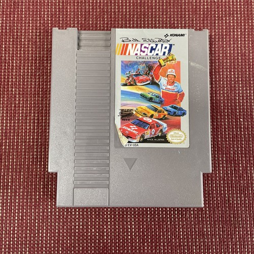 Bill Elliott's NASCAR Challenge NES Nintendo Entertainment System 1991 ...