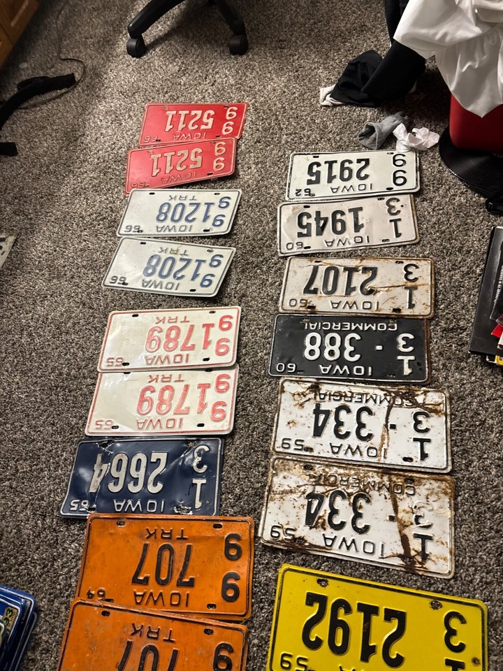 vintage license plates lot | eBay