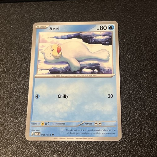 Seel - 086/165 - 151 - Common - Pokemon TCG | eBay