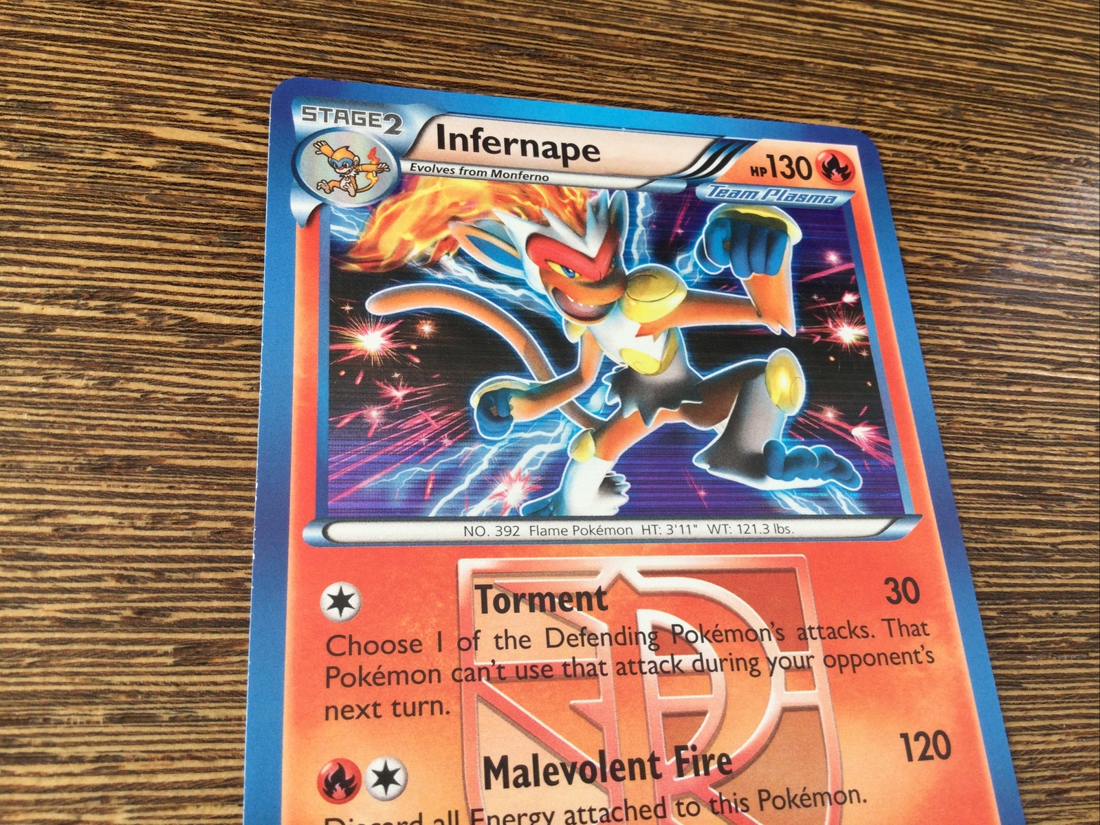Pokemon Team Plasma Infernape Cards