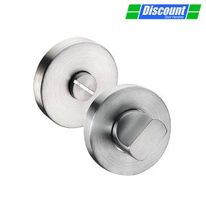Thumb Turn Lock for Bathroom Doors - Brushed Stainless Steel - 52mm ...