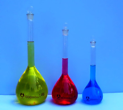 VOLUMETRIC FLASK SET 250, 500 & 1000 mL | eBay