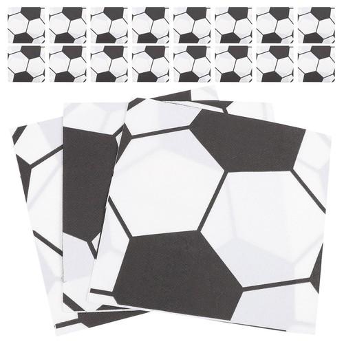 120 Pcs Soccer Napkins Party Paper Serviettes Football Themed Events | eBay
