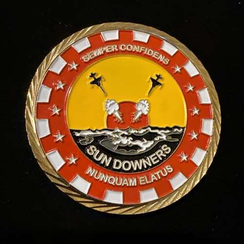 US Navy Sun Downers VFC-111 Key West Chiefs Challenge Coin USN | eBay