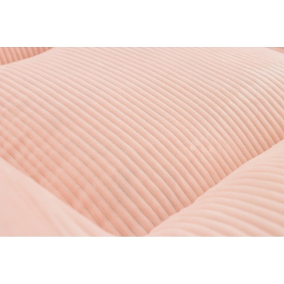 Oversized Comfy Bean Bag Chair for Adults, Lazy Sofa w/ Ottoman, Pink ...