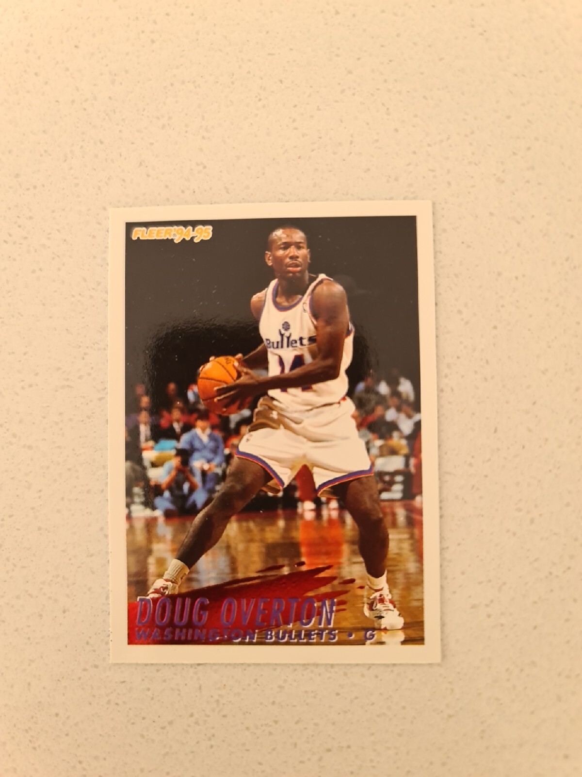Doug Overton Washington Bullets Basketball Card 94-95 Fleer #383 | eBay