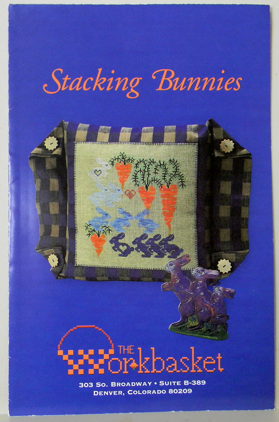 The Workbasket Stacking Bunnies Counted Cross Stitch Pattern | eBay