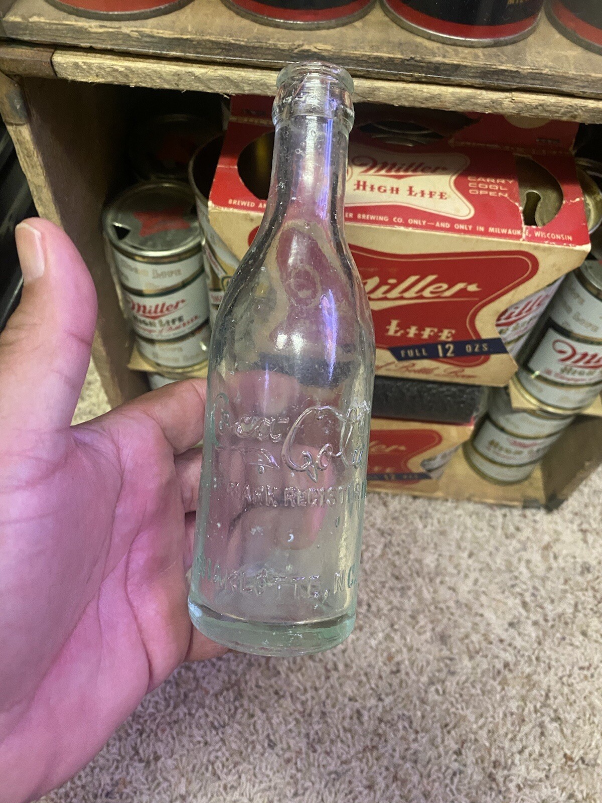 Coca Cola Bottle Script Bottle Charlotte NC Old | eBay