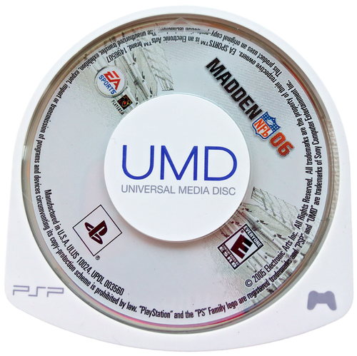 PSP Madden 06 NFL Football Video Game Sony PlayStation UMD Disc Only ...