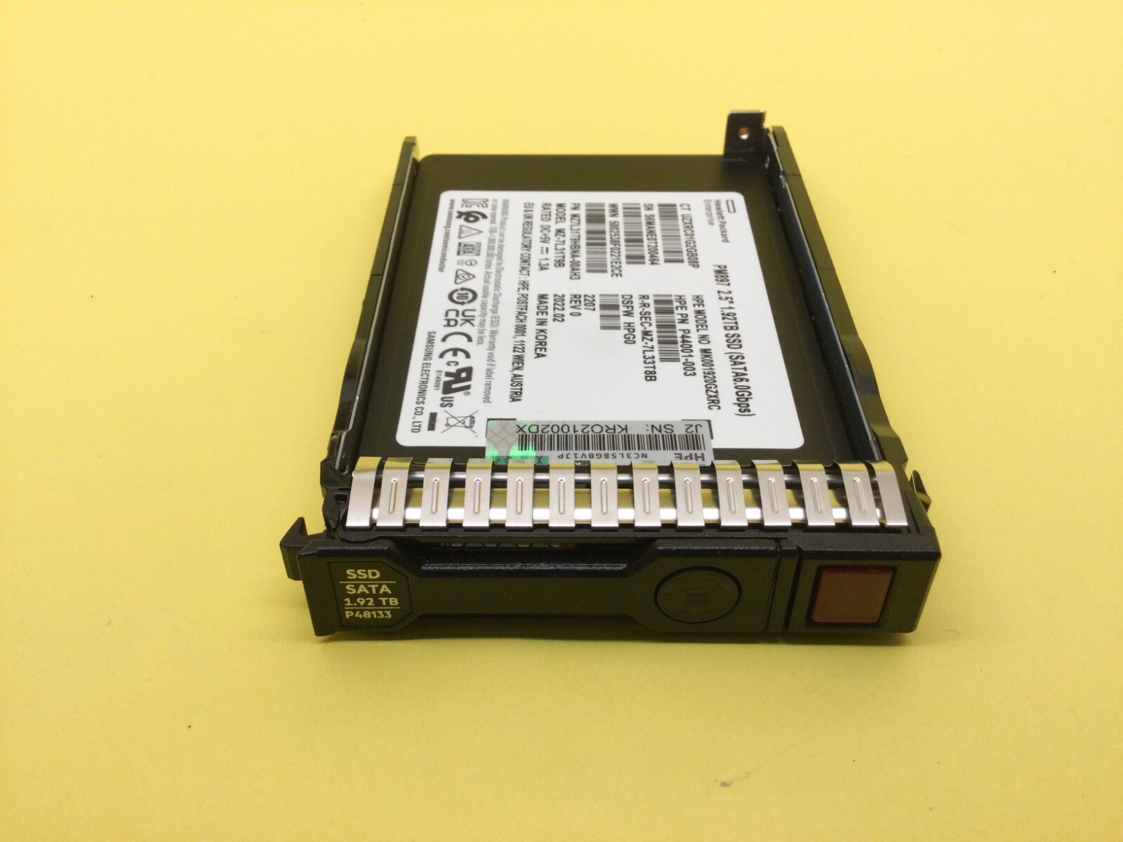 P47999-B21 HPE 1.92TB SATA 6G MIXED USE SFF SC PM897 SSD P48133-001 | eBay