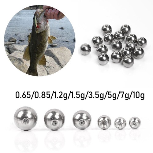 0.65g-10g Fishing Tungsten fall Tear Drop Line Sinkers Hook Connector ...