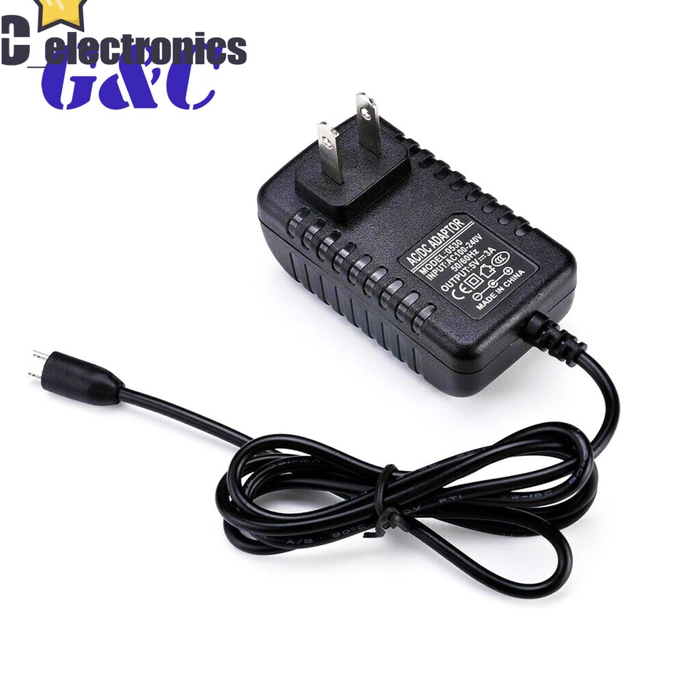 5V 3A Micro USB AC Adapter DC Wall Power Supply Charger Plug for ...