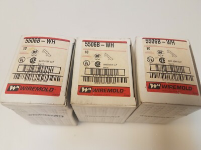 Wiremold 5506B - WH SEAM BASE CLIP NEW IN BOX (LOT OF 3 BX (30PC)) | eBay