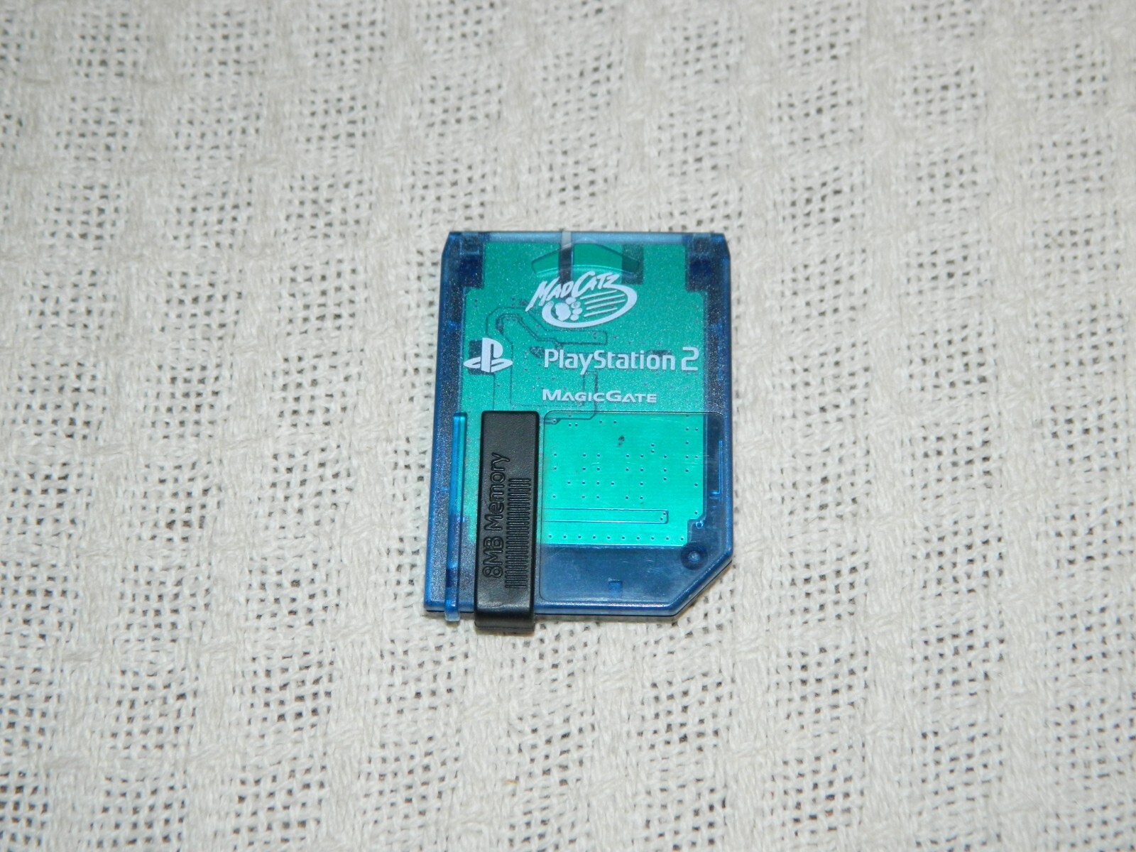Playstation 2 PS2 8MB Memory Card Magic Gate Clear Blue Mad Catz | eBay