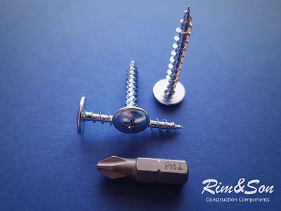 4,2x19 / 4,2x32 Zinc Plated Flat Head PH2 Screws For Wood + Drill Bit ...